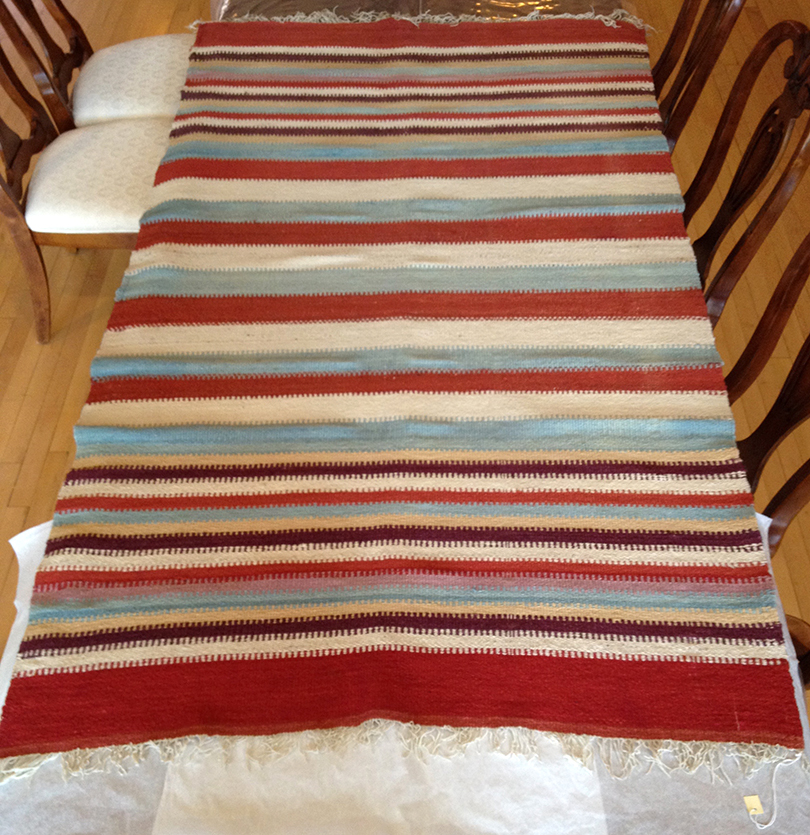 Cataloging the Dan Fisher rug | Salazar Family Intern Blog